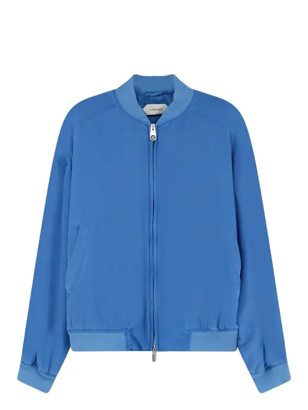 Versace Bomber Jacket With Medusa Detail - Multicolor