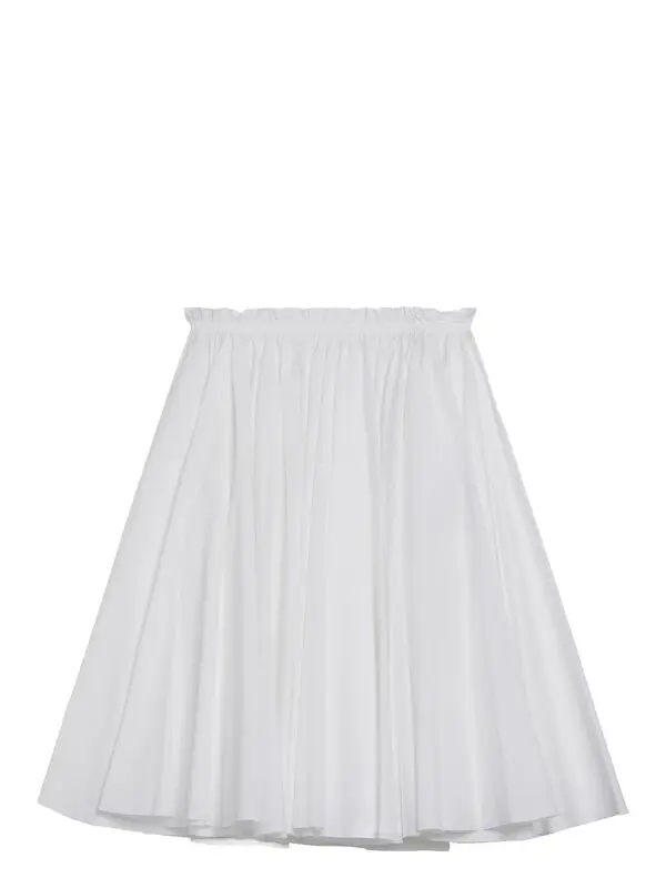 Ami Cotton Skirt - White