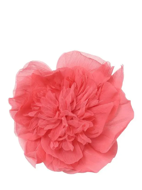 Max Mara Silk Brooch - Pink