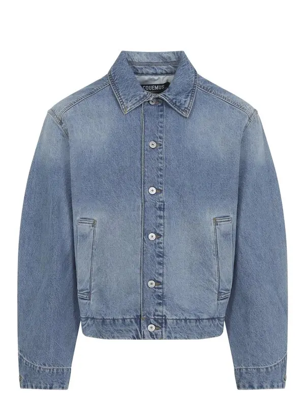 Jacquemus The Mirada De-nimes Denim Jacket - Blue