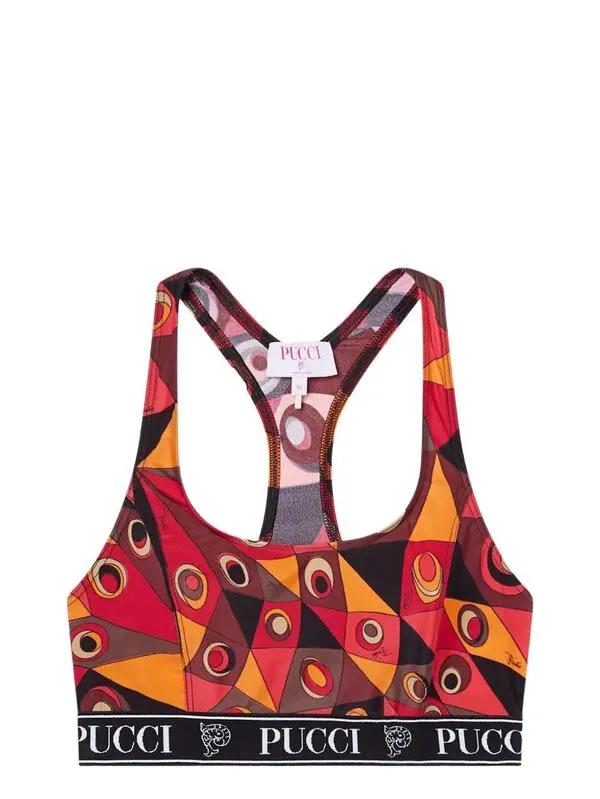 Emilio Pucci Printed Bralette - Multicolor