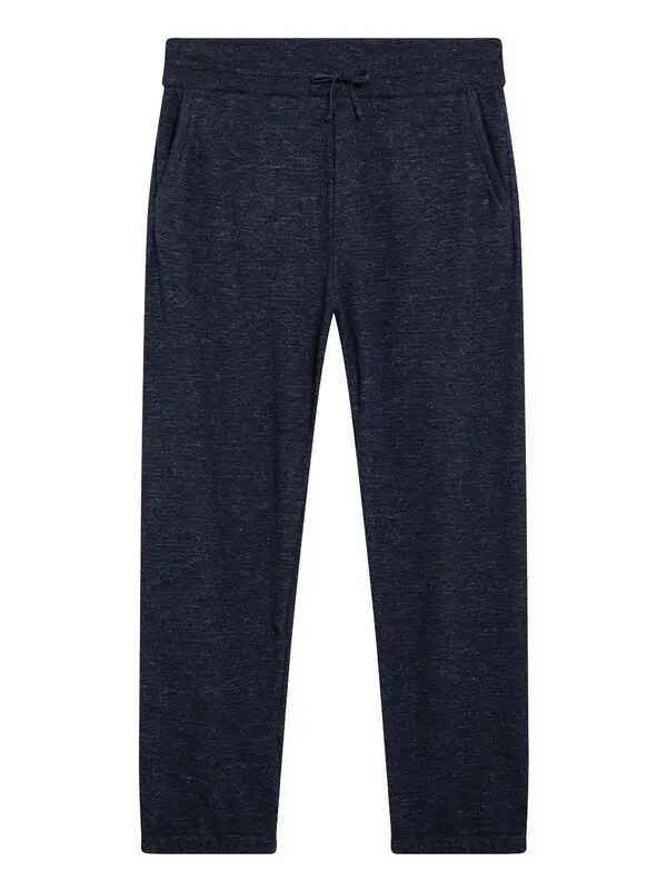 Loro Piana Melange Wool-blend Trousers - Blue