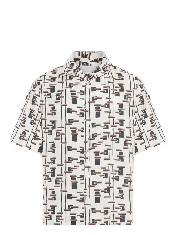 Prada Patterned Bowling Shirt - Multicolor
