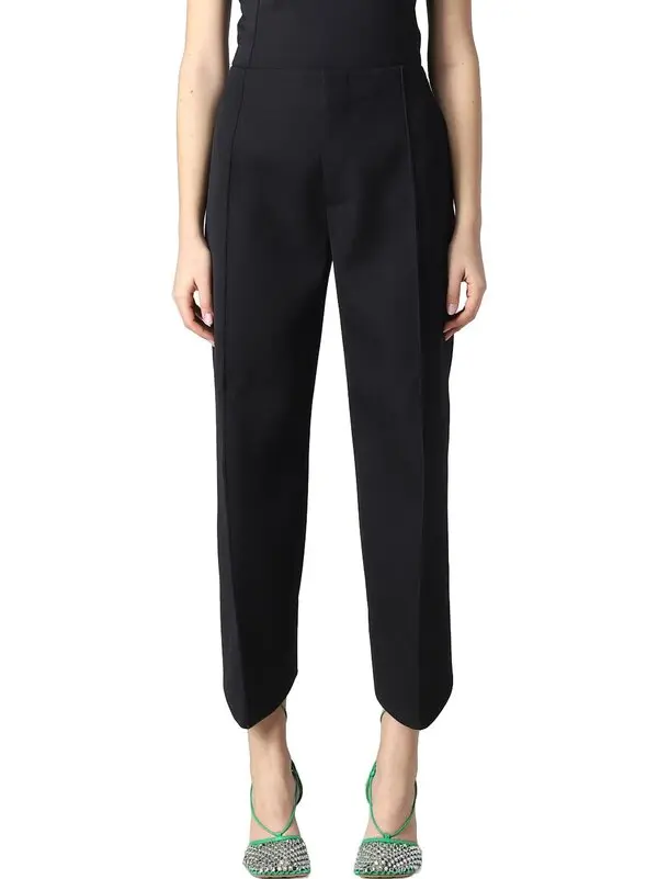 Bottega Veneta Cropped Trousers - Black