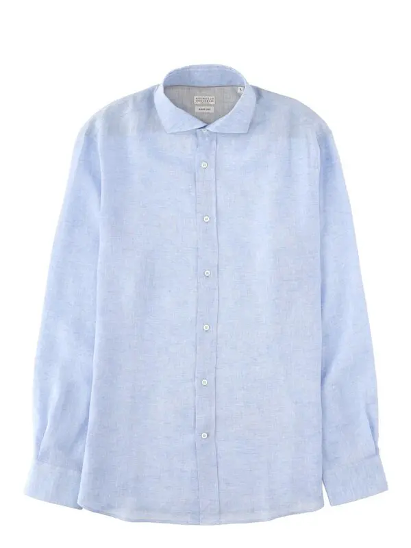 Brunello Cucinelli Linen Easy Fit Shirt - Multicolor