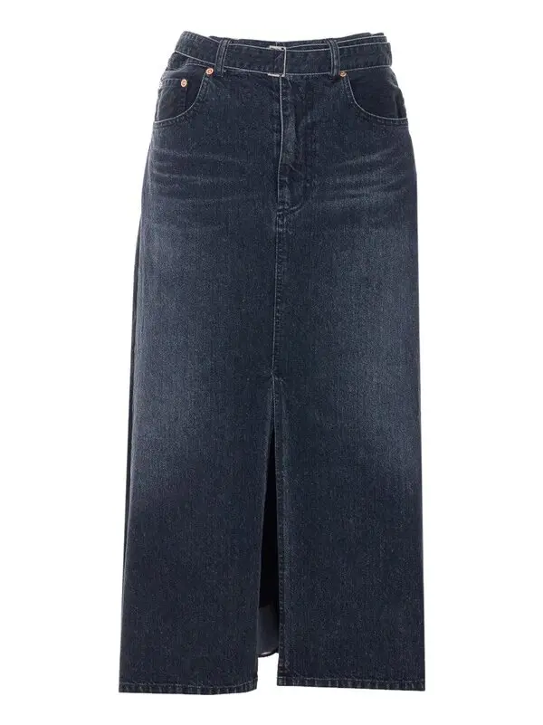 Sacai Denim Skirt - Black