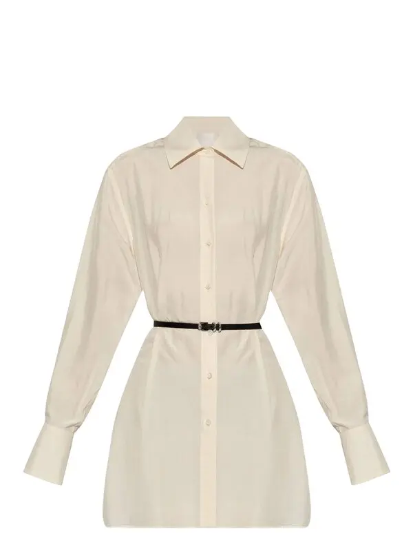Givenchy Long Shirt With Voyou Belt - Multicolor