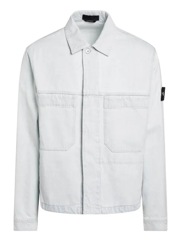 Stone Island Light Denim Jacket - Blue