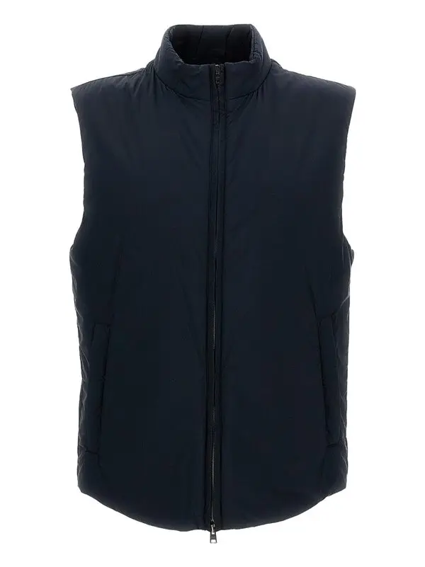 Herno High-neck Padded Gilet - Multicolor