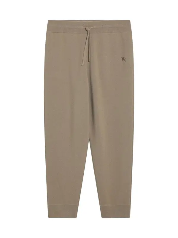 Burberry Beige Cashmere Blend Jogging Trousers - Brown