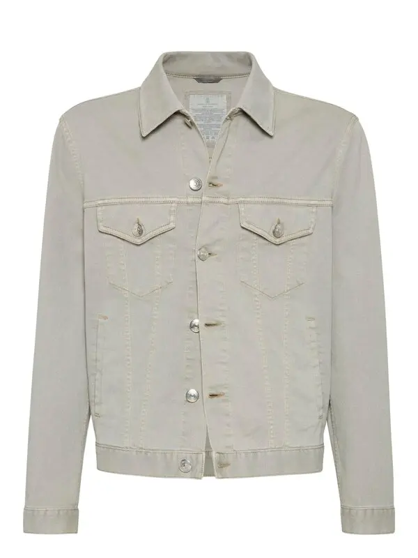 Brunello Cucinelli Cotton Denim Jacket - Multicolor