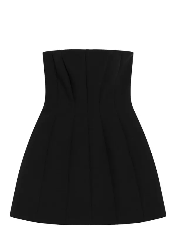 Max Mara Bustier Dress - Black