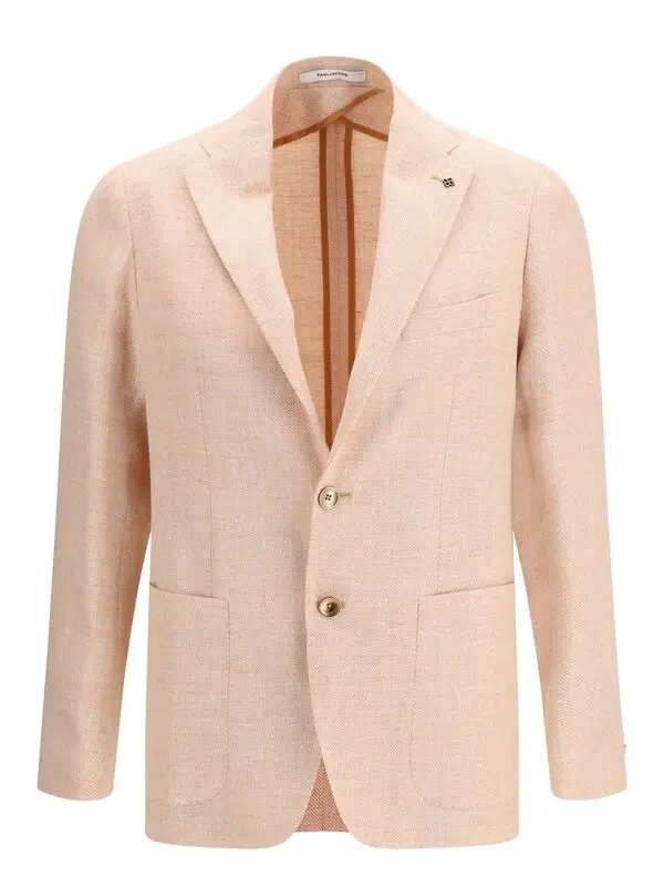 Tagliatore Blazer Linen Blazer - Orange