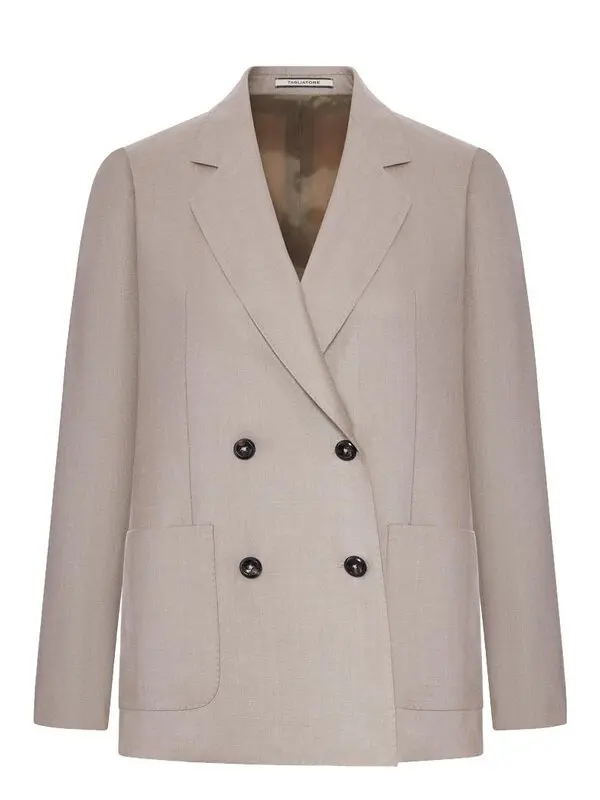 Tagliatore Paris Double-breasted Tailored Blazer - Gray