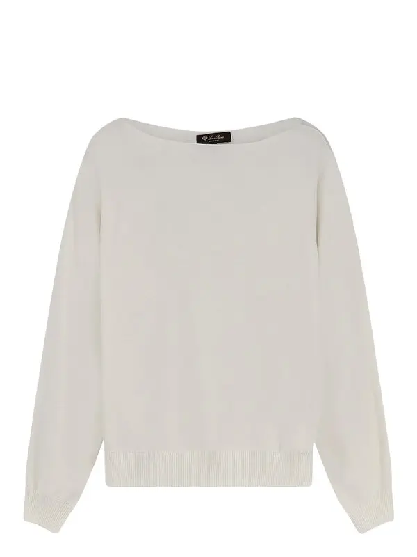 Loro Piana Siena Silk And Cotton Boat Neck Sweater - Multicolor