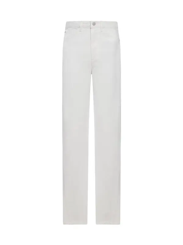 LEMAIRE Five-pocket Cotton Trousers - White