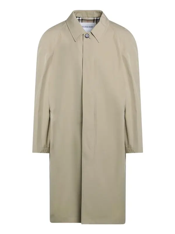 Burberry Beige Cotton Overcoat - Cream