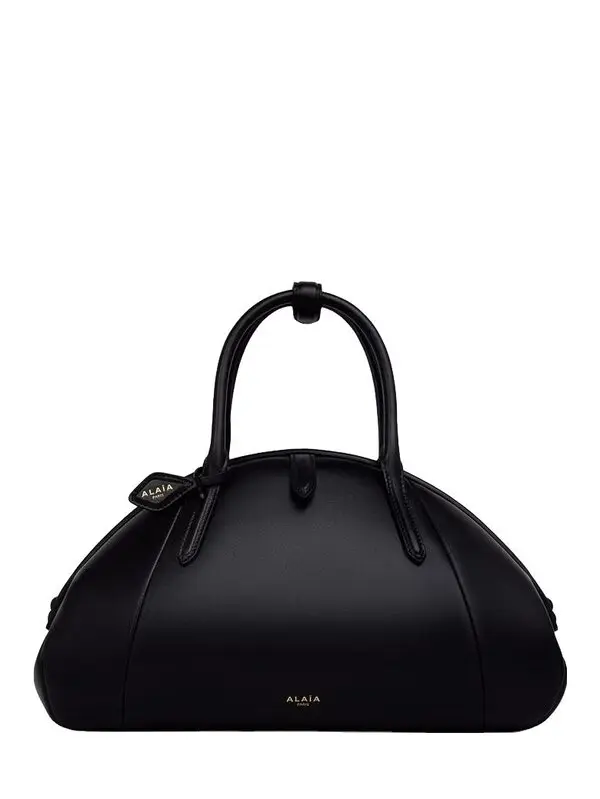 Alaïa Sculptural Doctor's Bag In Calfskin - Black