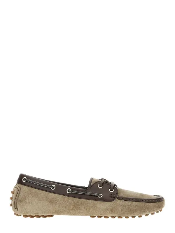 Brunello Cucinelli Suede Loafers - Multicolor