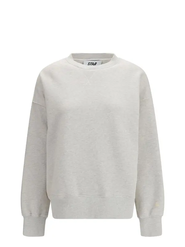 GOLDEN GOOSE Star Sweatshirt In Cotton - Gray