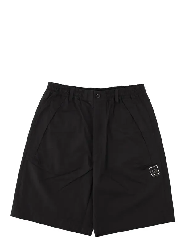 C.P. COMPANY Logo Shorts - Black