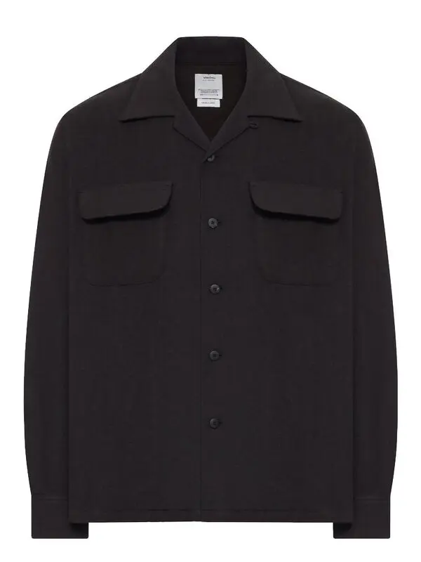 Visvim Wool Overshirt With Patch Pockets - Multicolor