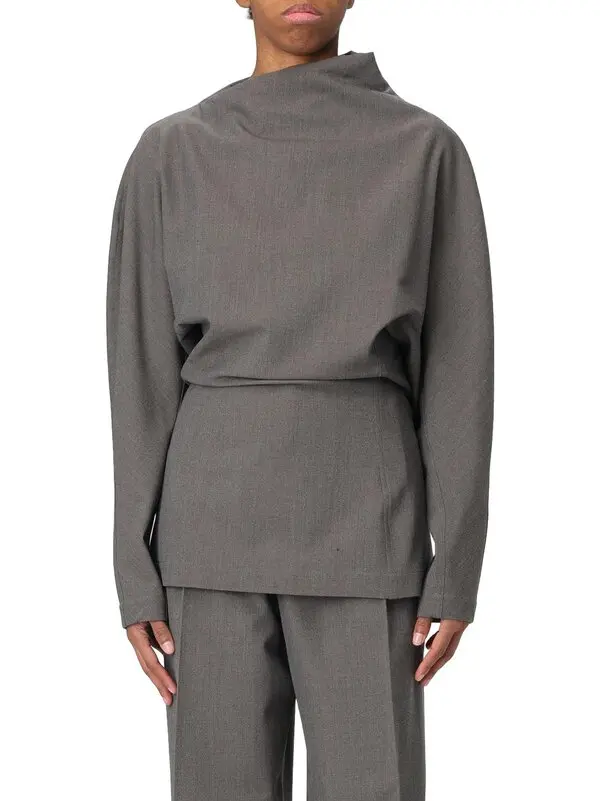 Bottega Veneta Asymmetrical Top - Gray