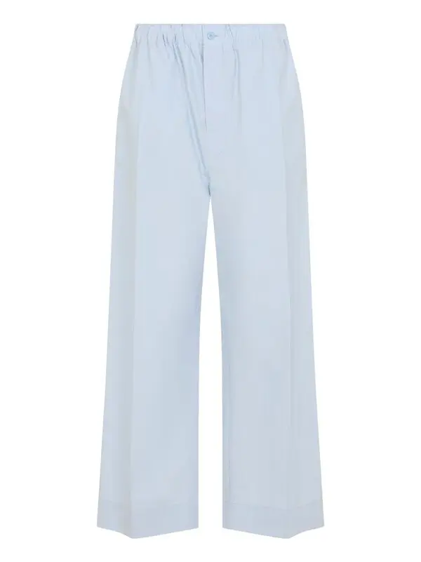 Carven Pull On Wide Leg Trousers - Blue