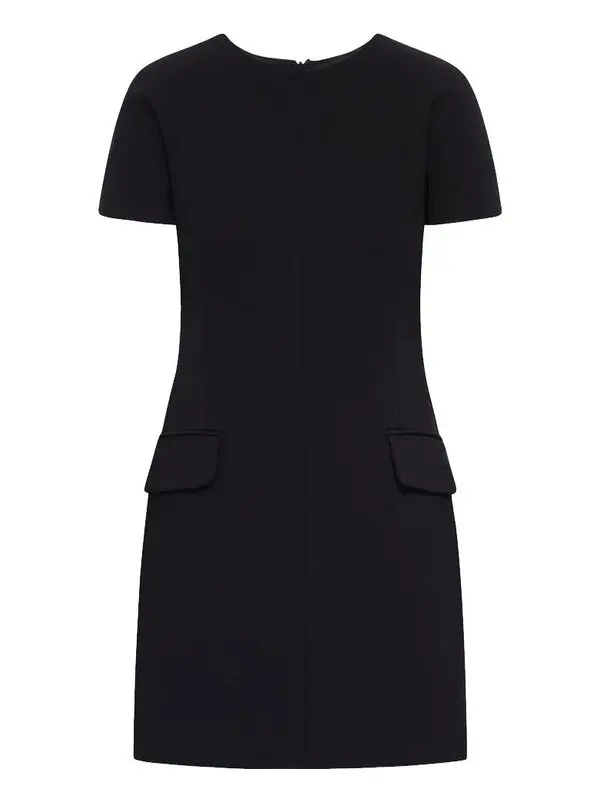 Sportmax Hourglass Jersey Dress - Black