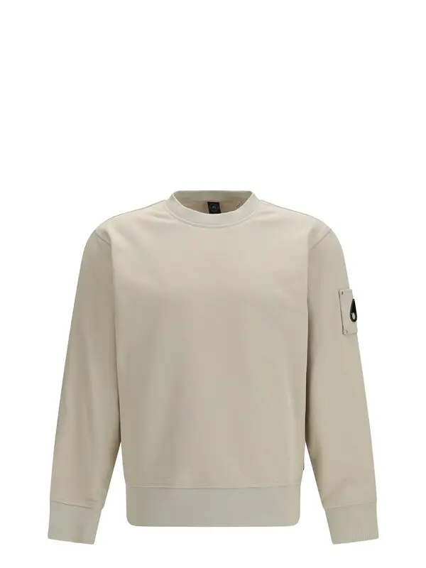 Moose Knuckles Hartsfield Crewneck Sweatshirt - Cream