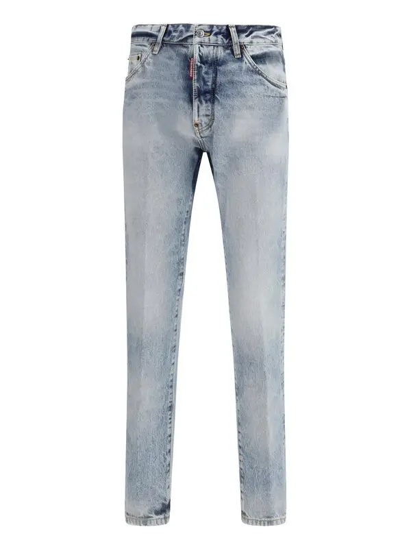 Dsquared2 London Bro Straight Jeans - Blue