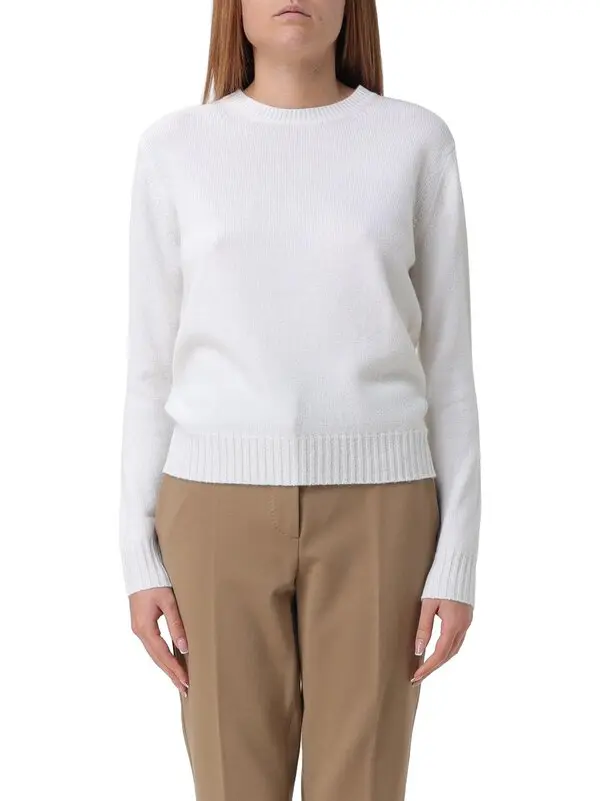 Max Mara Crew Neck Cashmere Sweater - Cream