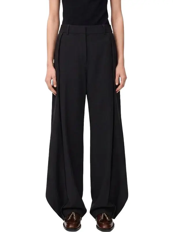 Loewe Tailored Wide Leg Pants - Black