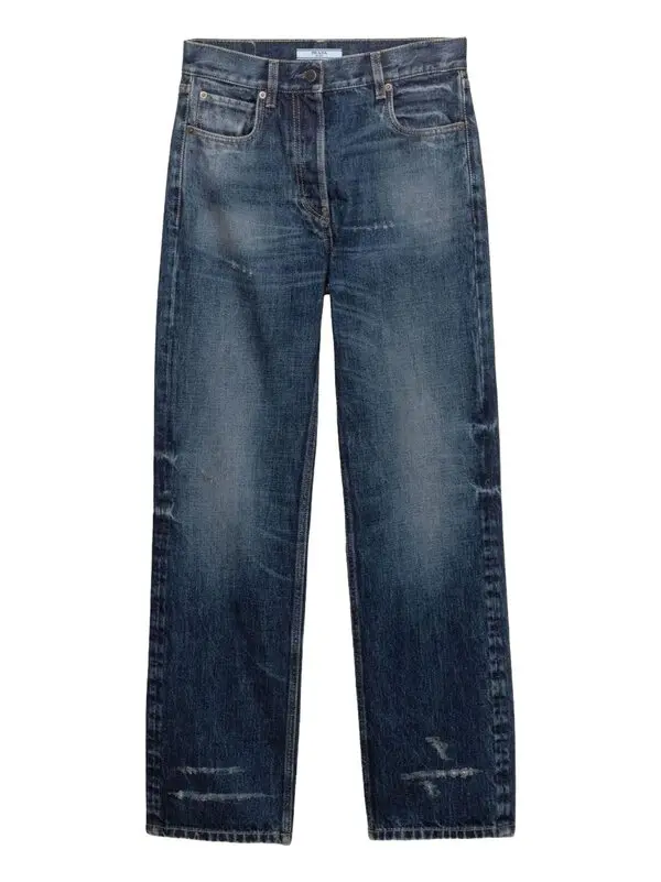 Prada Straight Leg Jeans - Blue