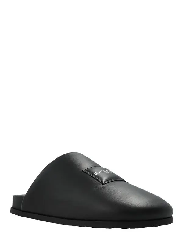 Givenchy Lamb Skin Slip-on Slides - Black