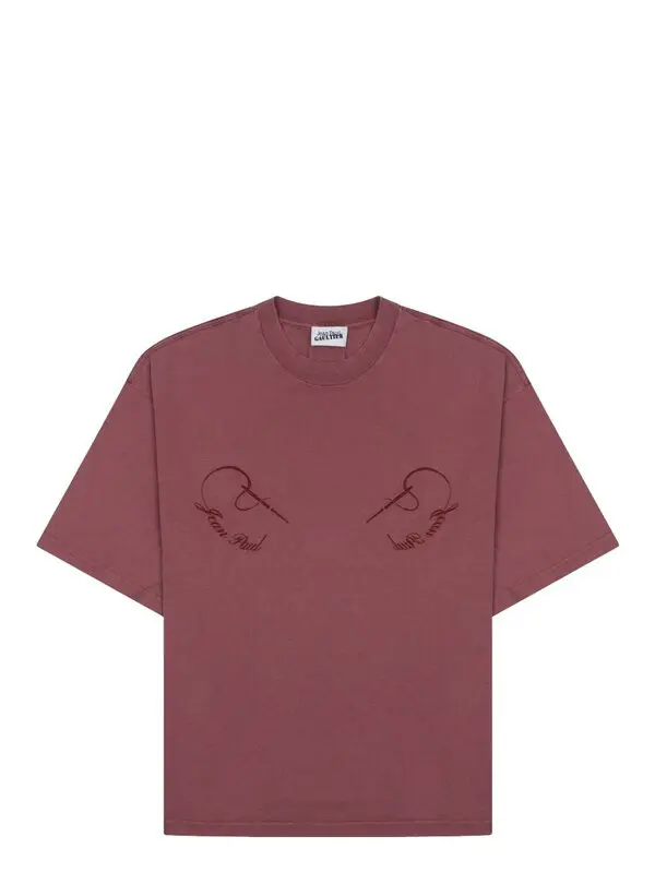 JEAN PAUL GAULTIER Embroidered Logo T-shirt - Multicolor