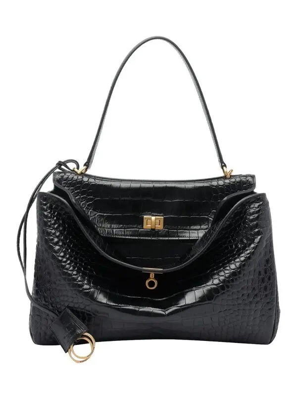 Balenciaga Medium Rodeo Handbag - Black