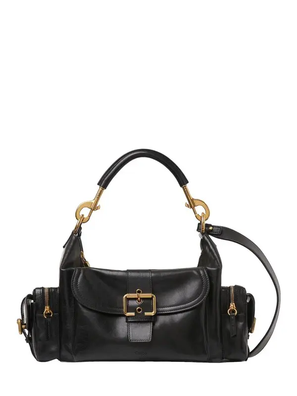 Chloé Shiny Buffalo Leather Shoulder Bag - Multicolor