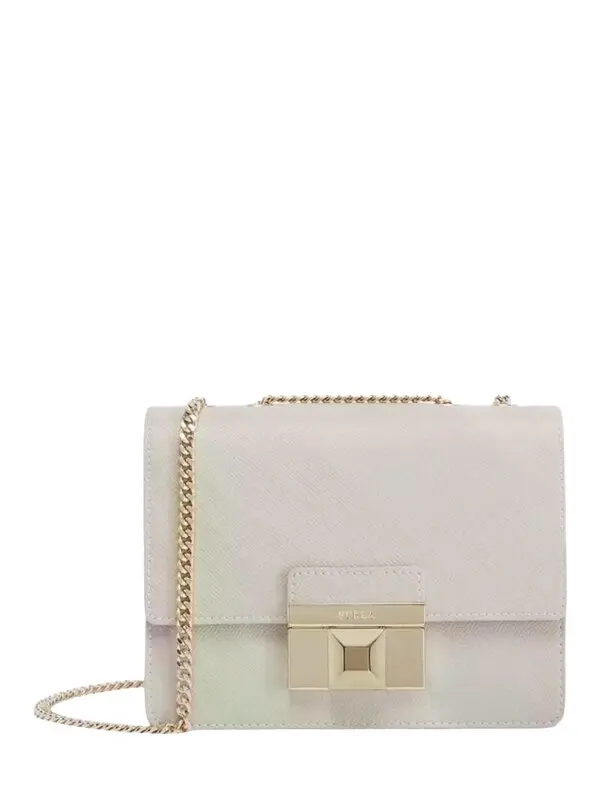 Furla Mini Venere Leather Crossbody Bag - Neutrals