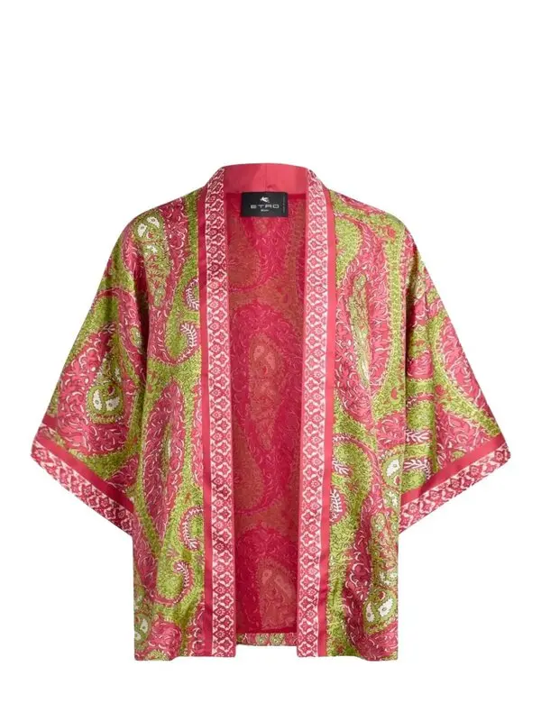 Etro Printed Silk Jacket - Multicolor