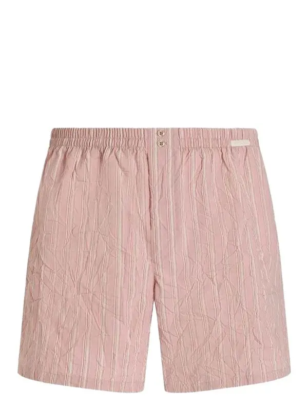 Dolce & Gabbana Striped Embossed Shorts - Multicolor