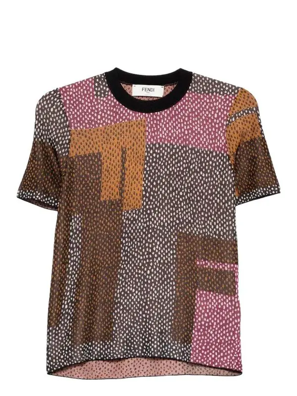 Fendi Peppered Falena Sweater - Multicolor
