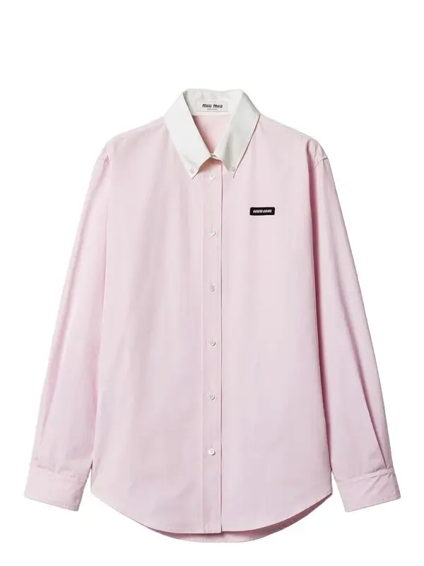 Miu Miu Cotton Shirt - Pink