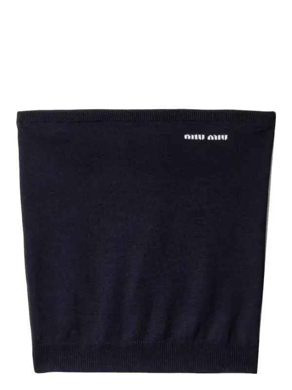 Miu Miu Virgin Wool Top - Blue