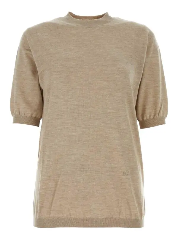 Bottega Veneta Cappuccino Cashmere Sweater - Brown