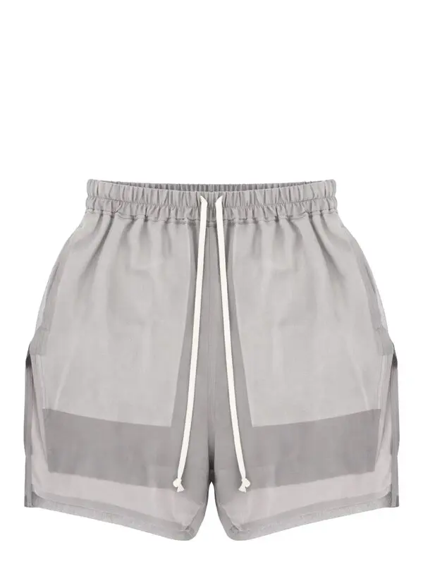 Rick Owens Silk Boxer Shorts - Gray