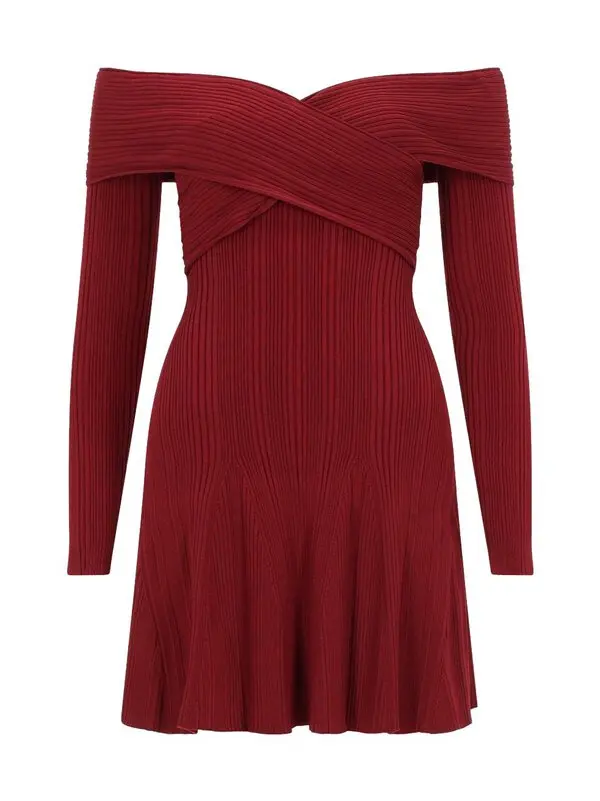 SELF-PORTRAIT Viscose Mini Dress - Multicolor