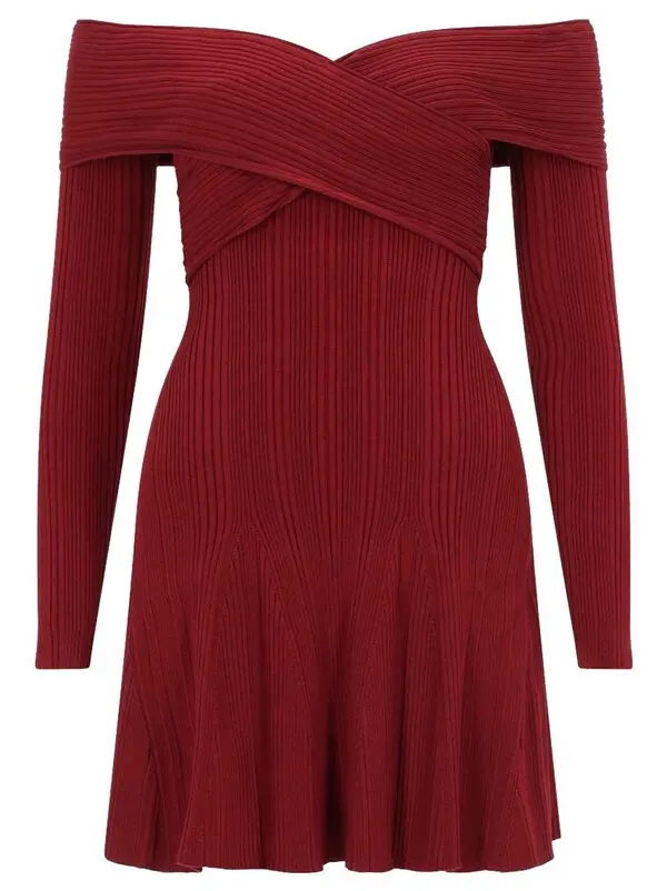 SELF-PORTRAIT Viscose Mini Dress - Multicolor