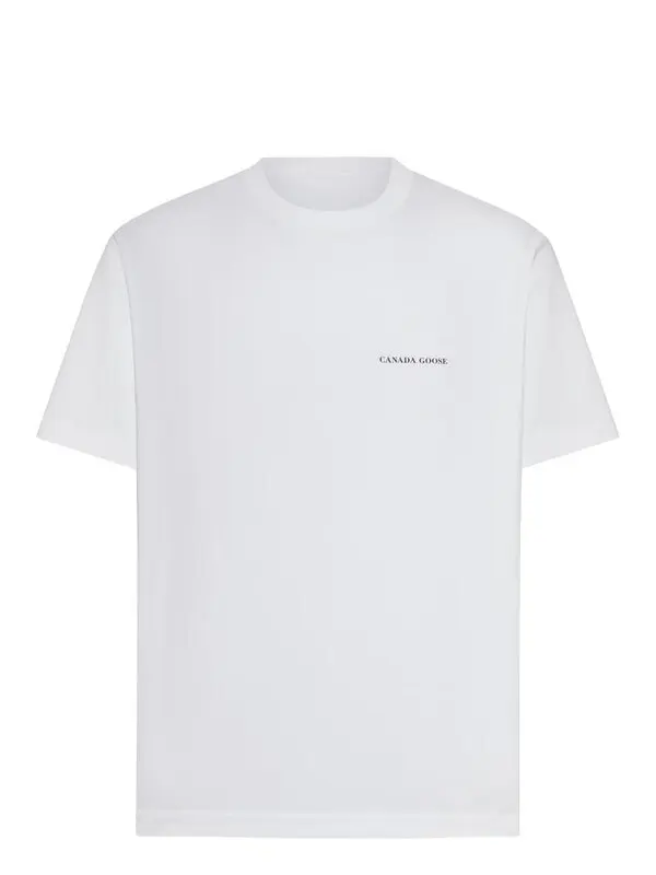 Canada Goose New Cotton T-shirt With Print - Multicolor
