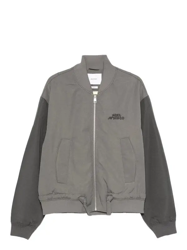 Axel Arigato Grey Bomber Jacket - Gray